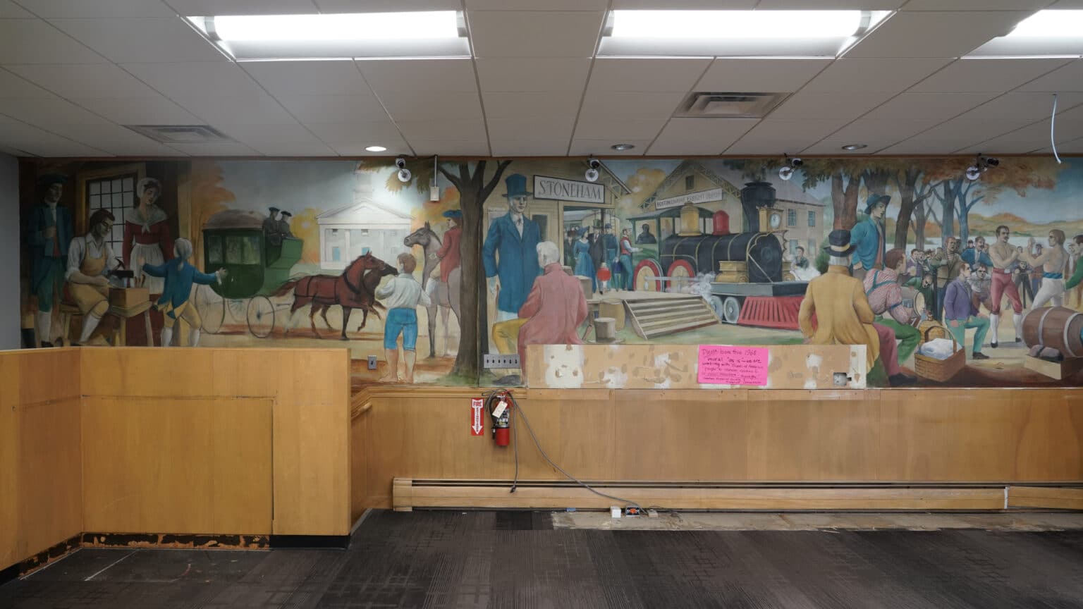 Throwback Thursday: When the Mural Was Removed – Stoneham Historical ...