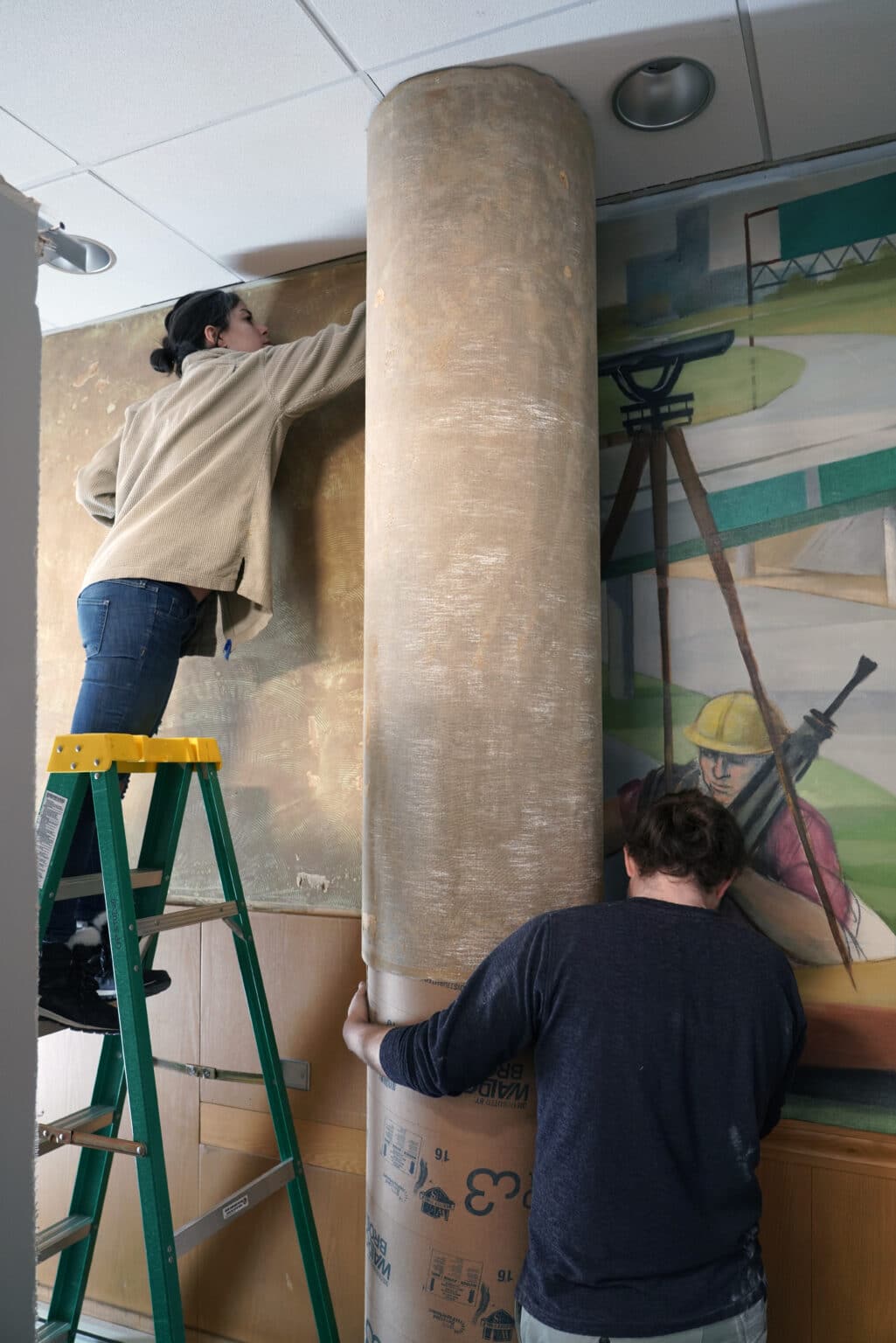 Throwback Thursday: When the Mural Was Removed – Stoneham Historical ...