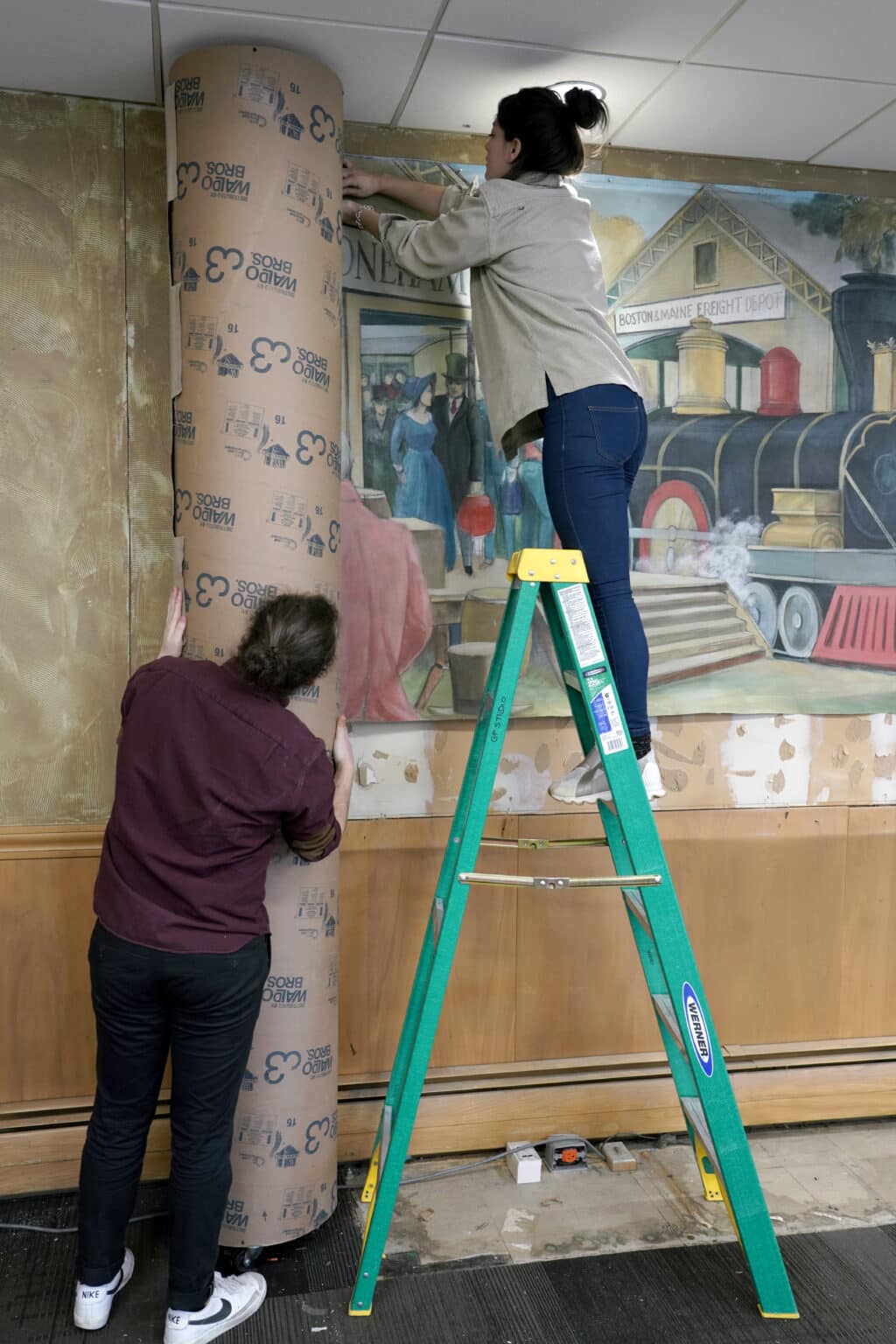 Throwback Thursday: When the Mural Was Removed – Stoneham Historical ...