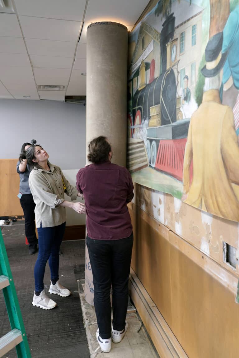 Throwback Thursday: When the Mural Was Removed – Stoneham Historical ...