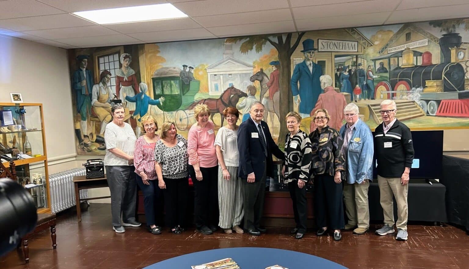 The Mural is Here – Stoneham Historical Society & Museum
